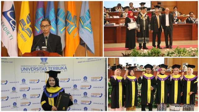 Rektor Baru UT Pimpin Wisuda Periode I – Universitas Terbuka