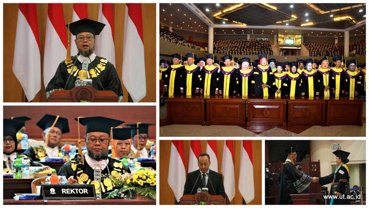 Rektor Ingatkan Pentingnya Karakter Bangsa di Wisuda UT Periode I 2019/ ...