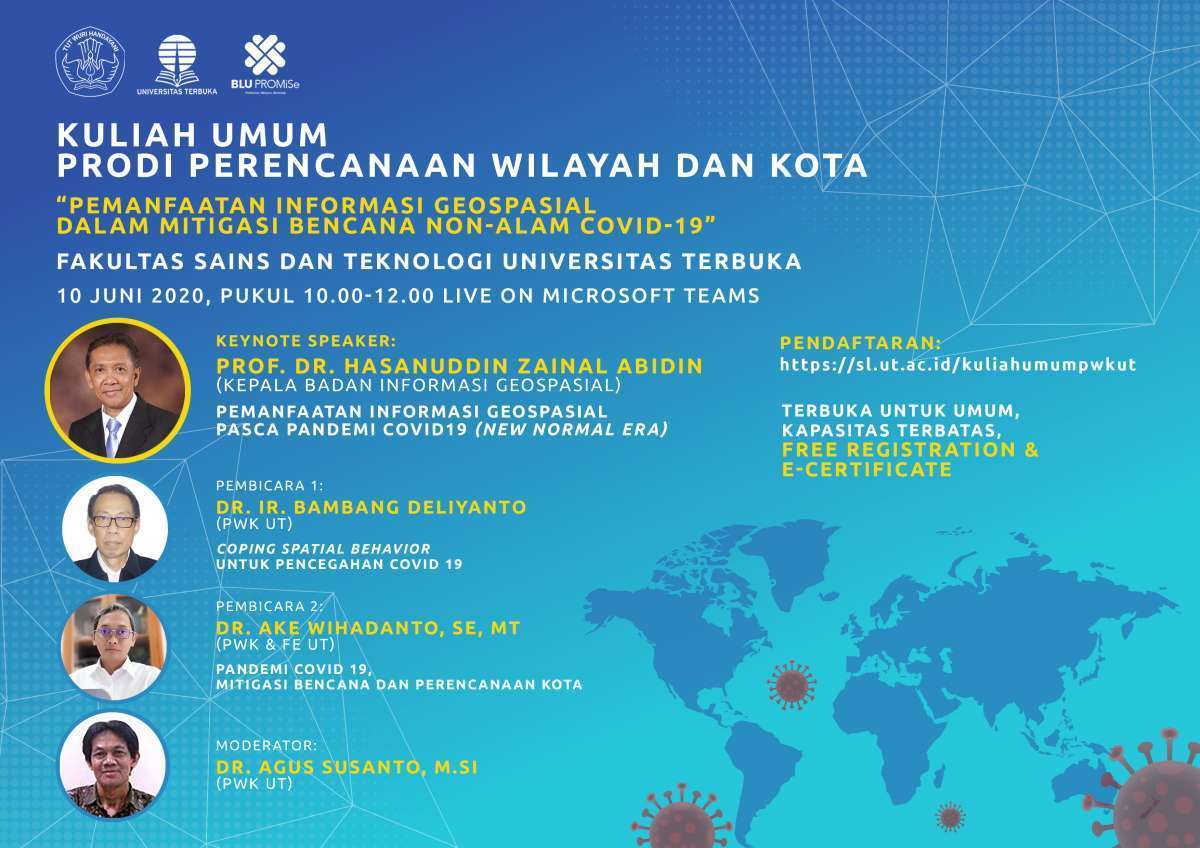 Kuliah Umum Prodi PWK – Universitas Terbuka
