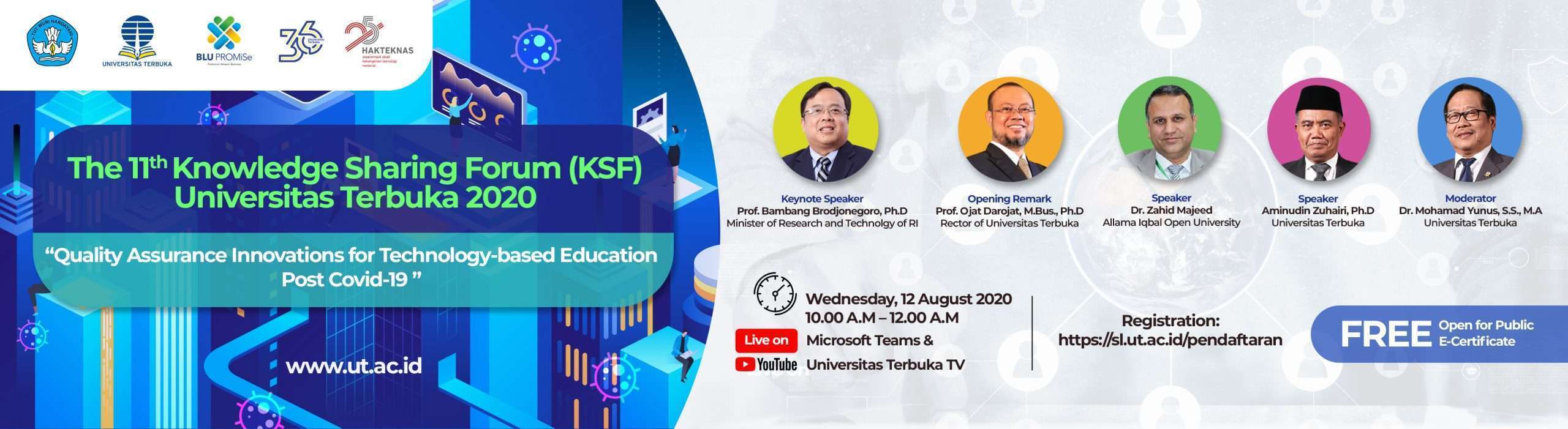 KSF 11 Soroti Inovasi Penjaminan Mutu – Universitas Terbuka