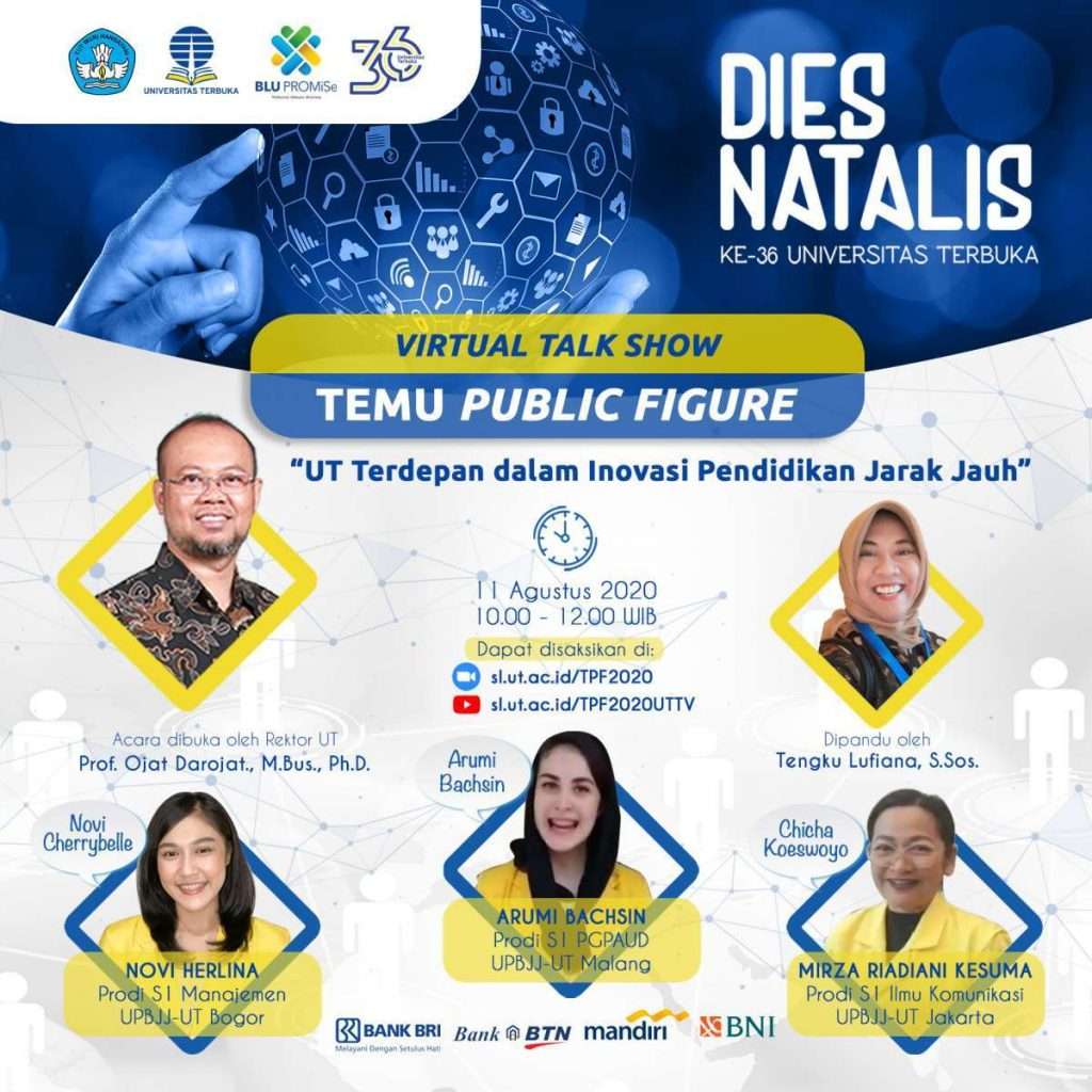 Virtual Talk Show Temu Public Figure 2020 – Universitas Terbuka