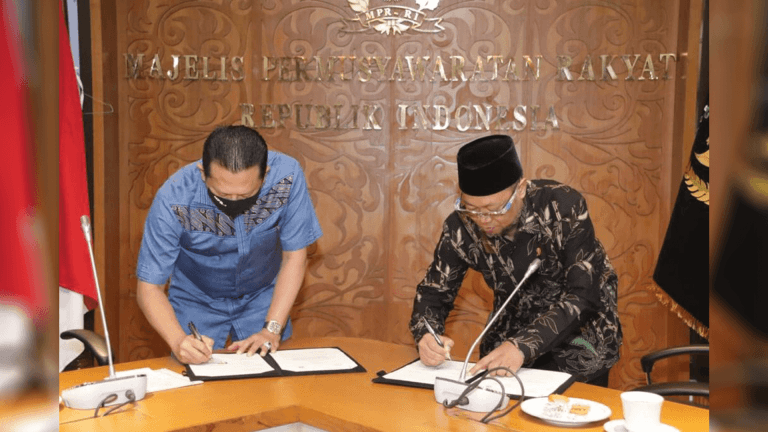 MPR-RI dan UT Tandatangani Nota Kesepahaman – Universitas Terbuka