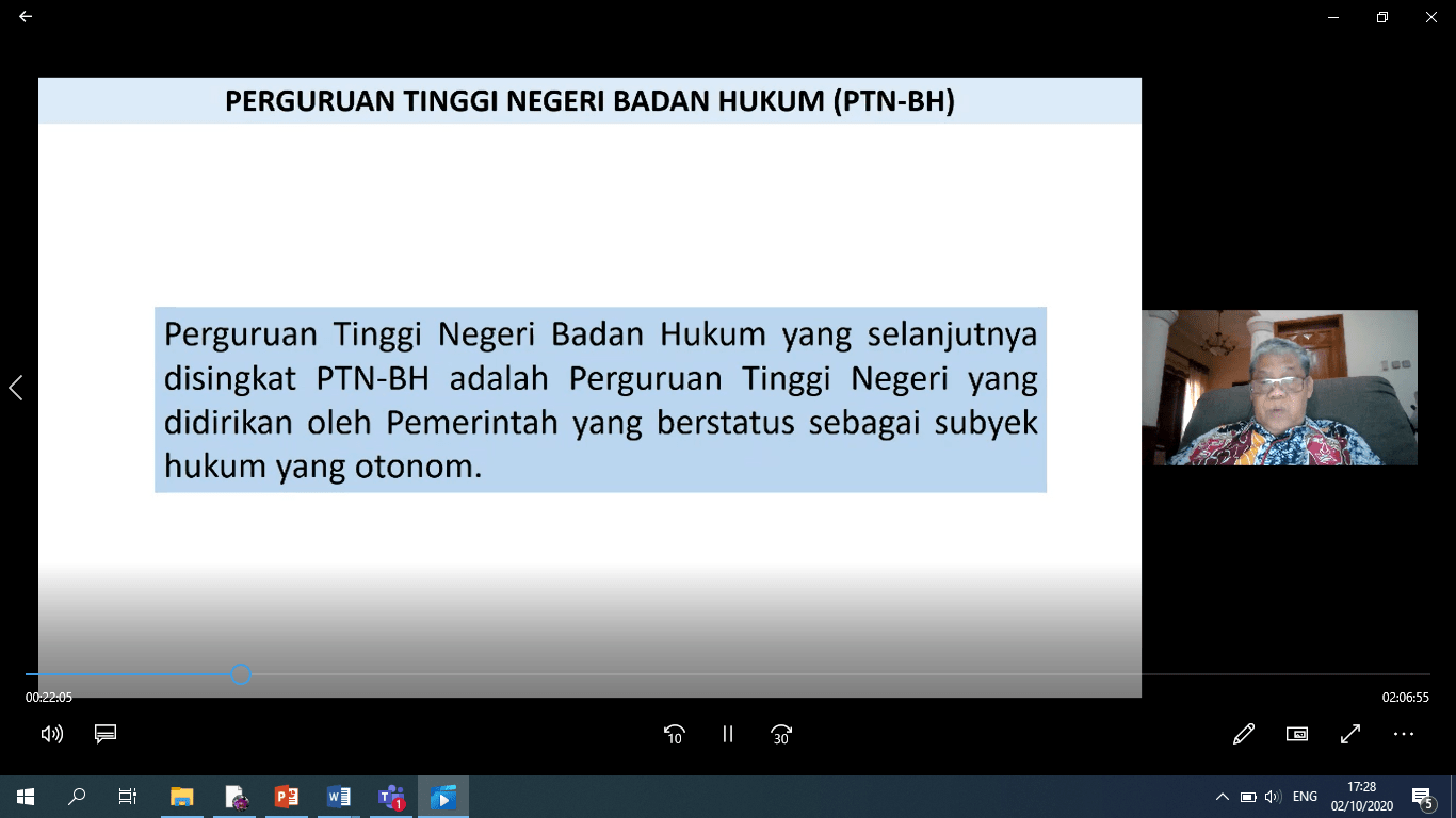 UT Menuju PTN BH – Universitas Terbuka