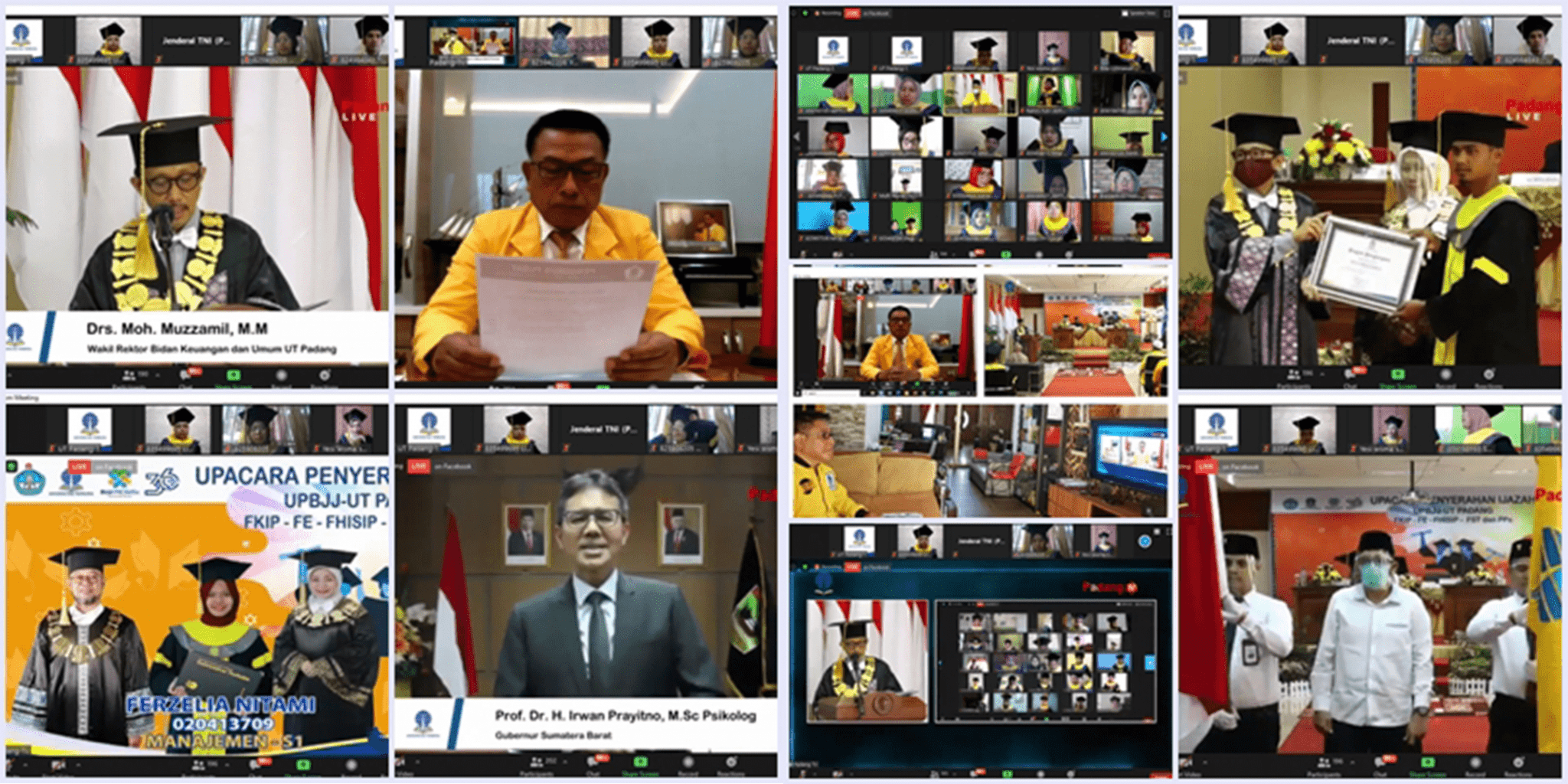 251 lulusan Diploma, S1, dan S2 Mengikuti UPI Secara Daring UPBJJ-UT ...