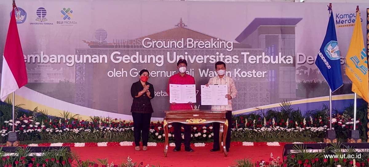 The Groundbreaking of the Construction of Universitas Terbuka’s ...