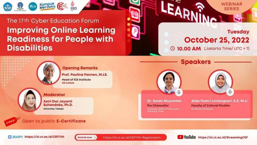 The 17th Cyber Education Forum (CEF): Improving Online Learning ...