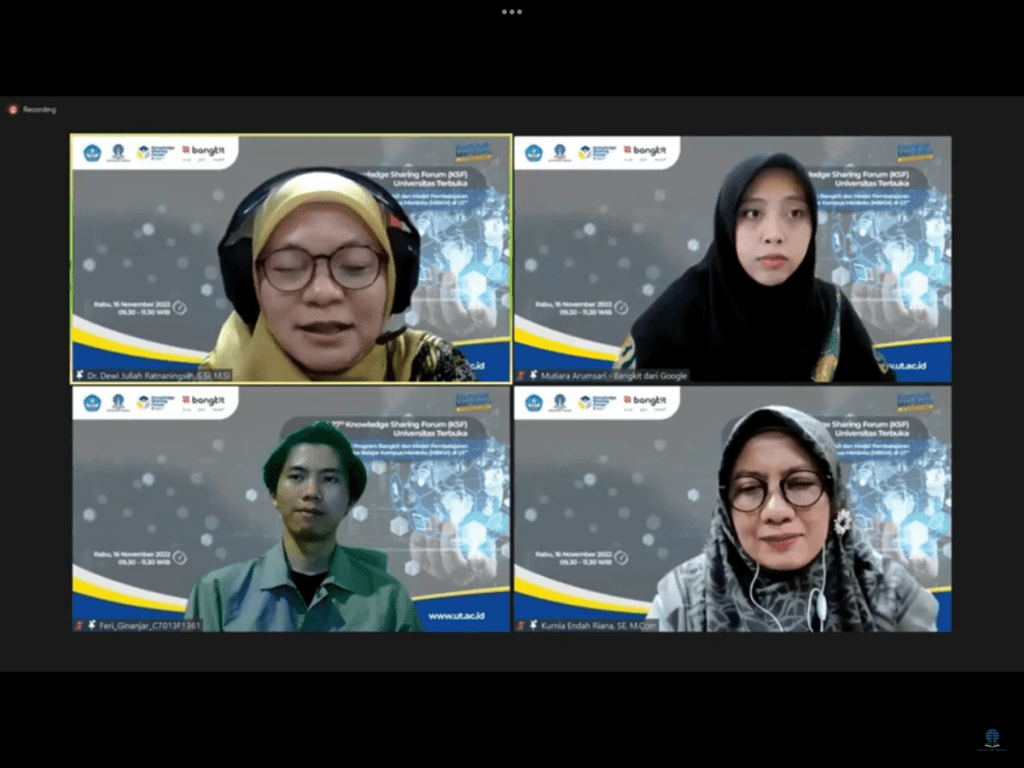 The 27th Knowledge Sharing Forum (KSF) Terkait Open, Online and Distance Learning – Universitas ...