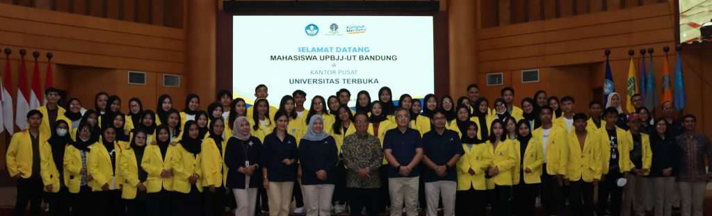 Kunjungan Mahasiswa UT Bandung ke UT Pusat – Universitas Terbuka
