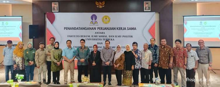 Penandatanganan PKS FHISIP UT dan FISIP Unsoed: Implementasi MBKM – Universitas Terbuka