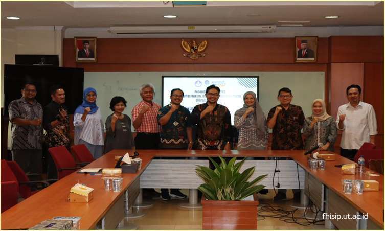 Penandatanganan PKS antara FHISIP UT dengan FISIP UIN Jakarta ...