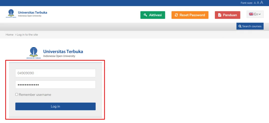 Panduan Reset Password Elearning Melalui Email & Form Setujui Tuton ...