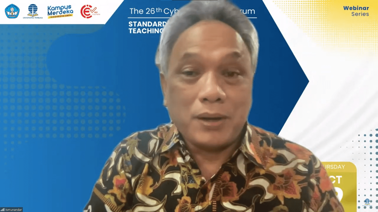 The 26th CEF: “Standardization in Digital Teaching and Learning ...