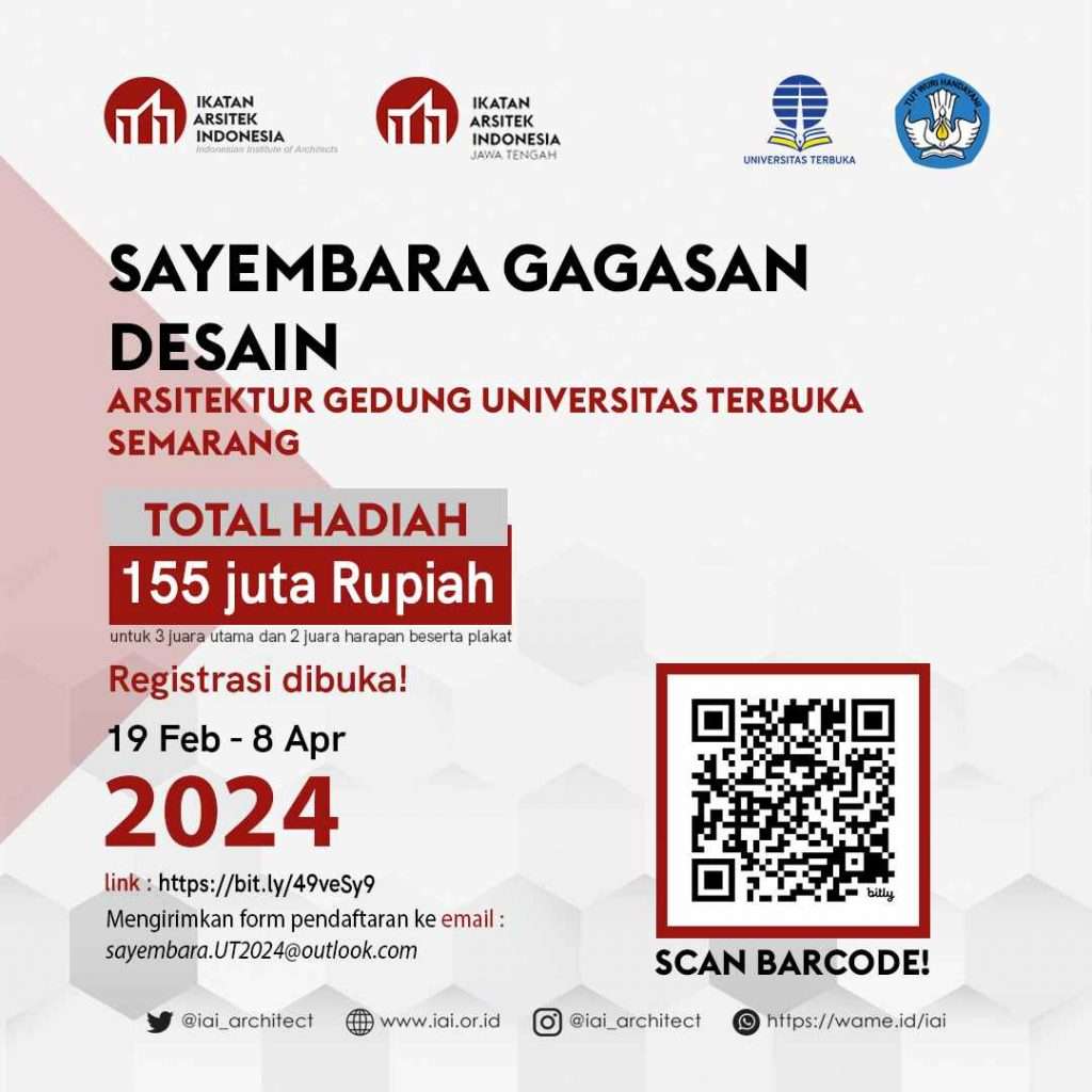 Sayembara Gagasan Desain Gedung UT Semarang dalam rangkaian Pembangunan ...