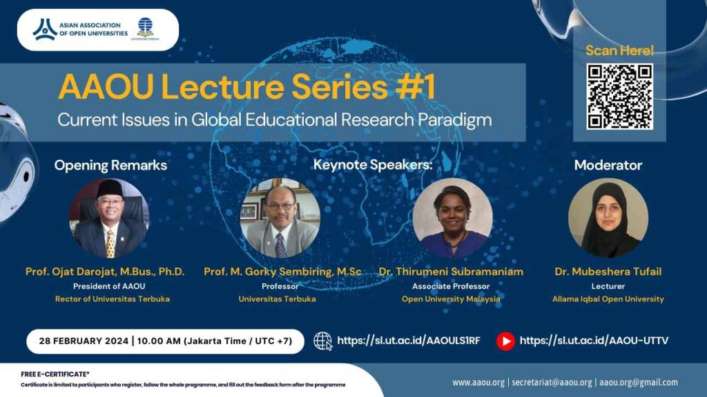 Exploring Current Trends in Global Educational Research: AAOU Lecture ...
