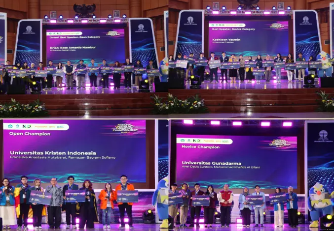 Atmosfer Keseruan Penutupan NUDC 2024, UT Terima Penghargaan dari BPTI ...