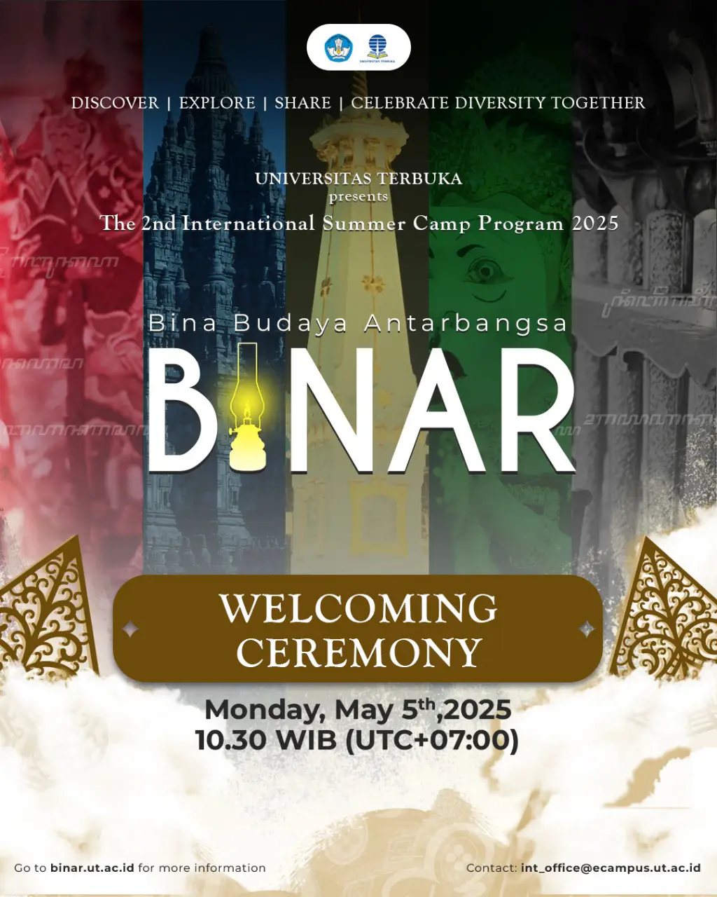 BINAR 2025: UT Genggam Dunia Bersama 22 Negara dan 27 Institusi – Universitas Terbuka