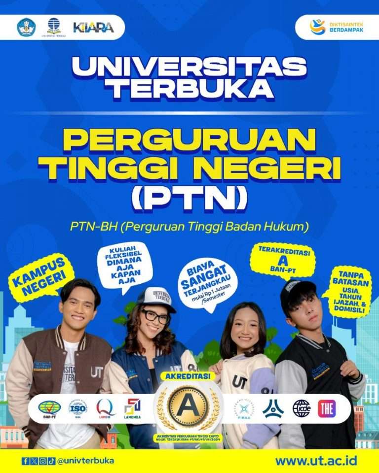 Kuliah dari Mana Saja, Kapan Saja? Ini Kampus Favorit Gen Z dan Milenial! – Universitas Terbuka